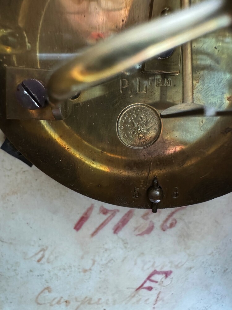 A beautiful 3 piece Clock set in Gilt Bronze & 'Sevres' Porcelain ...